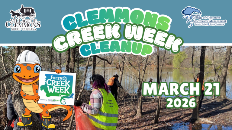 Clemmons Cleanup - Forsyth Creek Week